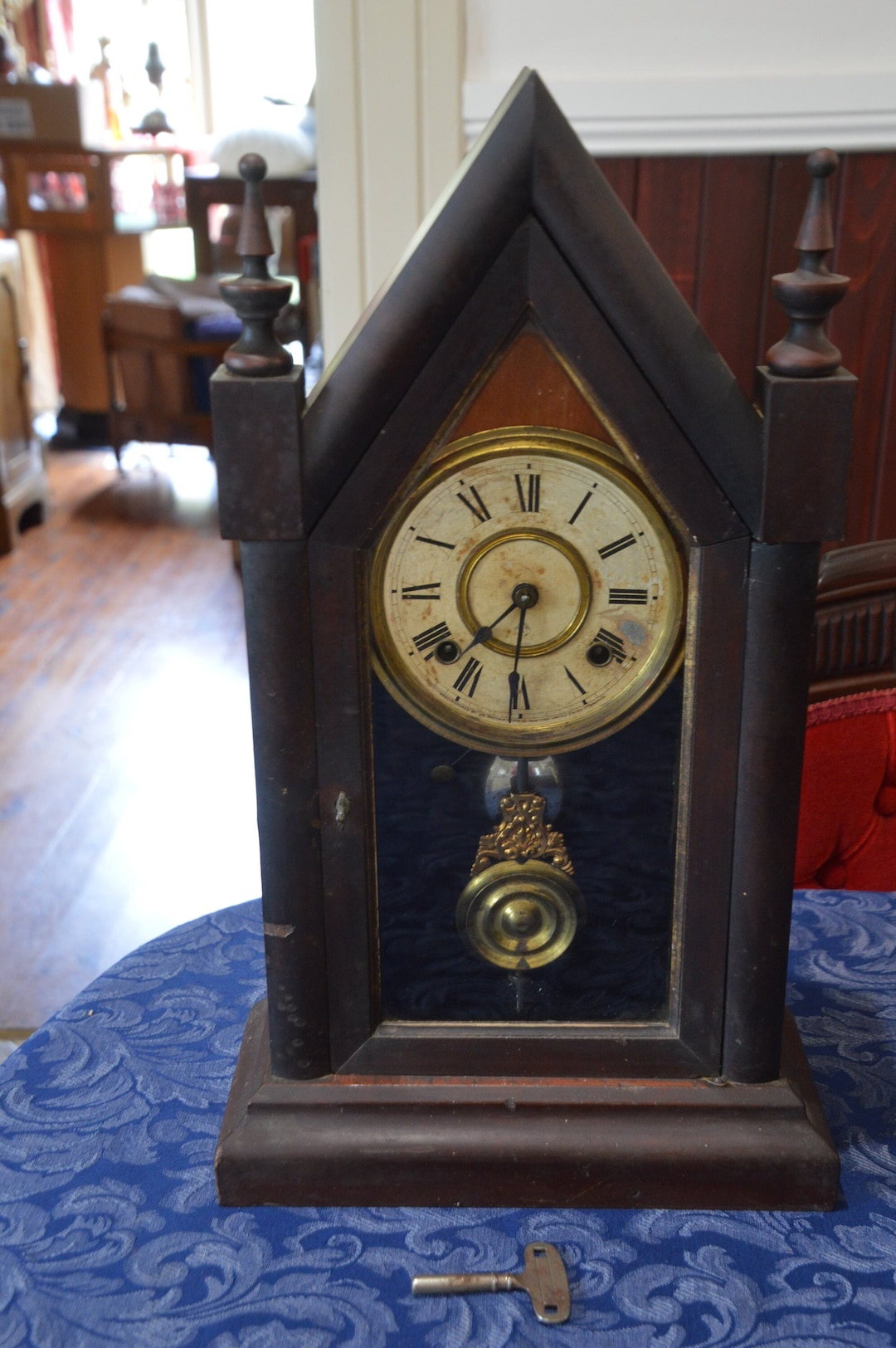 Antique American Ansonia Mantle Clock - Etsy Australia