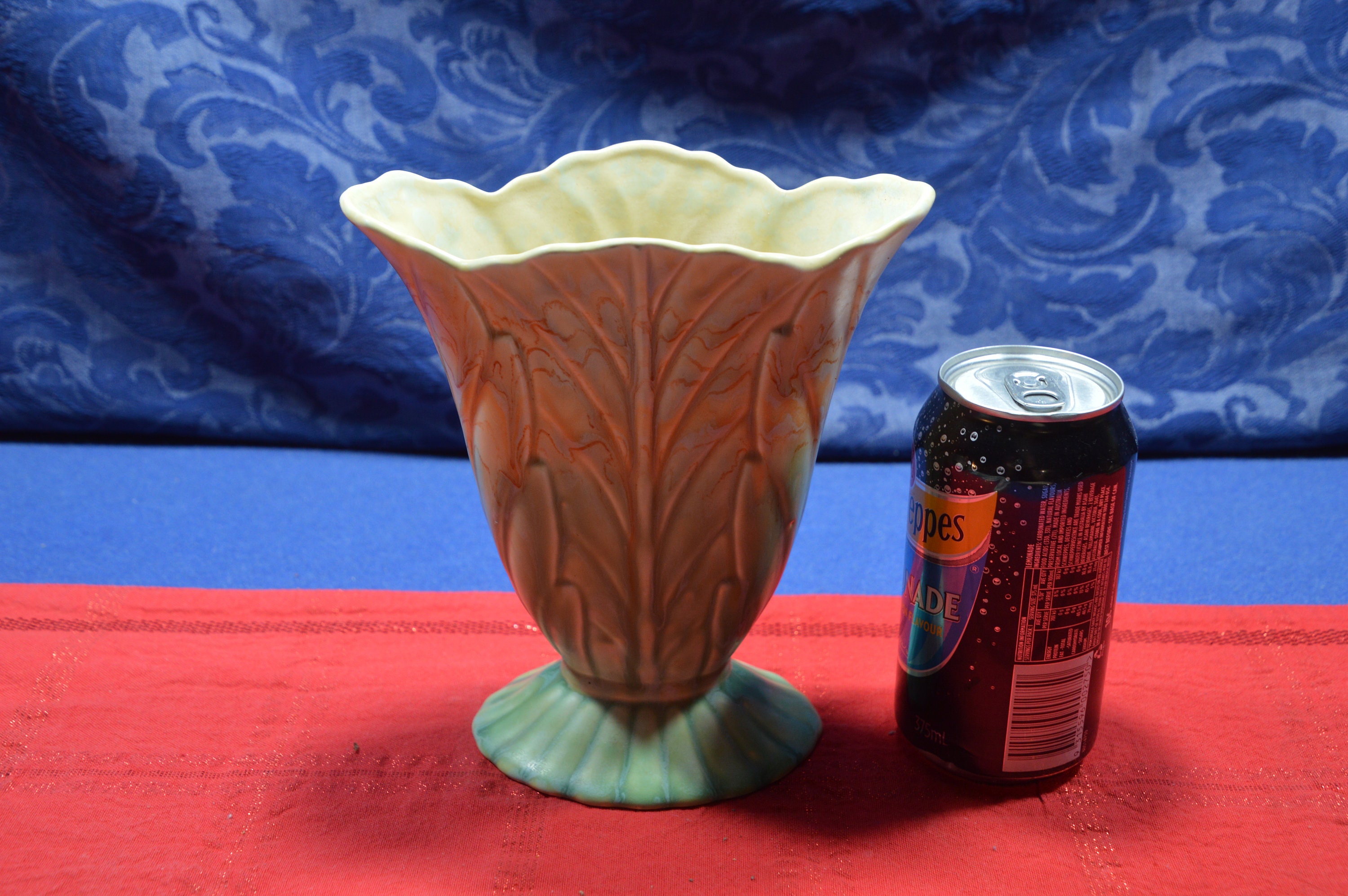 Tall Vase Beswick of England Drip Glazed - Etsy