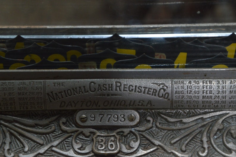 A Mid 1890's Fine Scroll National Cash Register - Etsy Australia