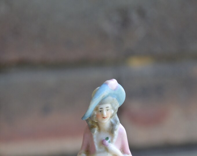 Antique Porcelain Half Lady Pin Cushion Doll - Etsy