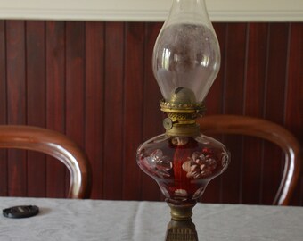 Ruby Oil Lamp - Etsy