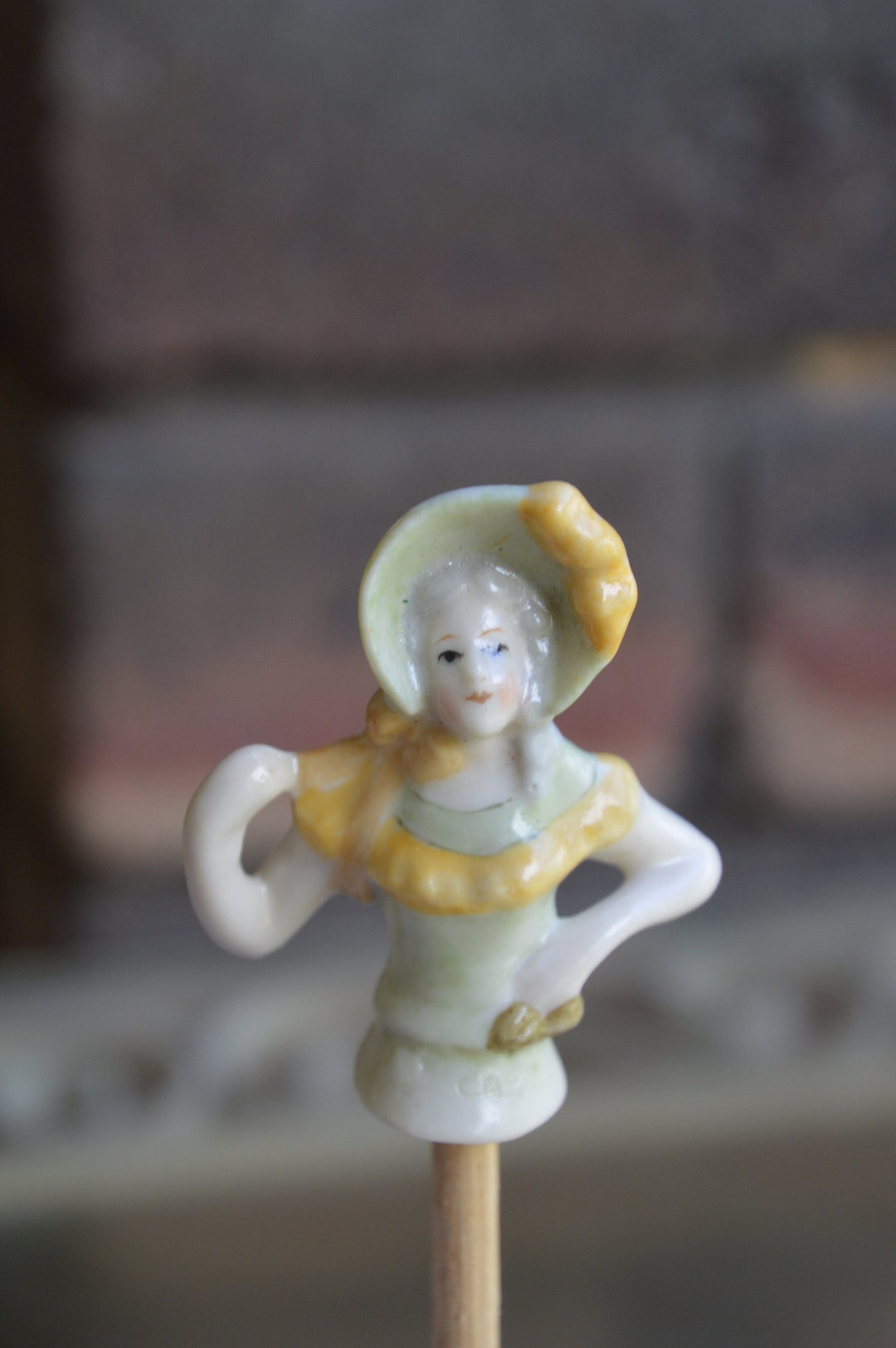 Antique Porcelain Half Lady Pin Cushion Doll - Etsy