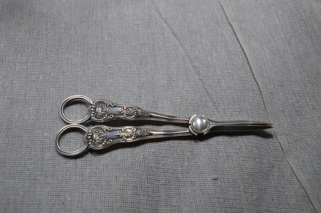 Grape Scissors, Victorian, Silver Plated - Etsy