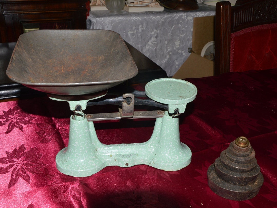 Scales & Weights, Australian, Metters, Cast Iron, Enamel - Etsy Australia