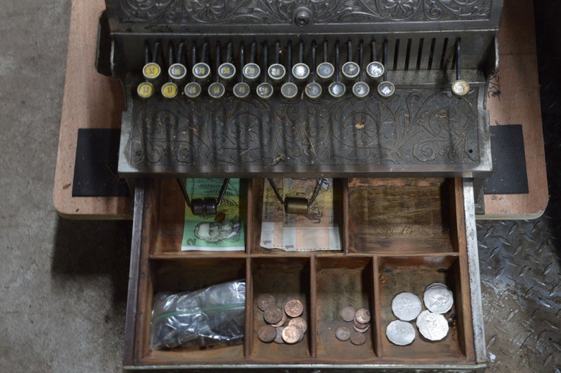 A Mid 1890's Fine Scroll National Cash Register - Etsy Australia