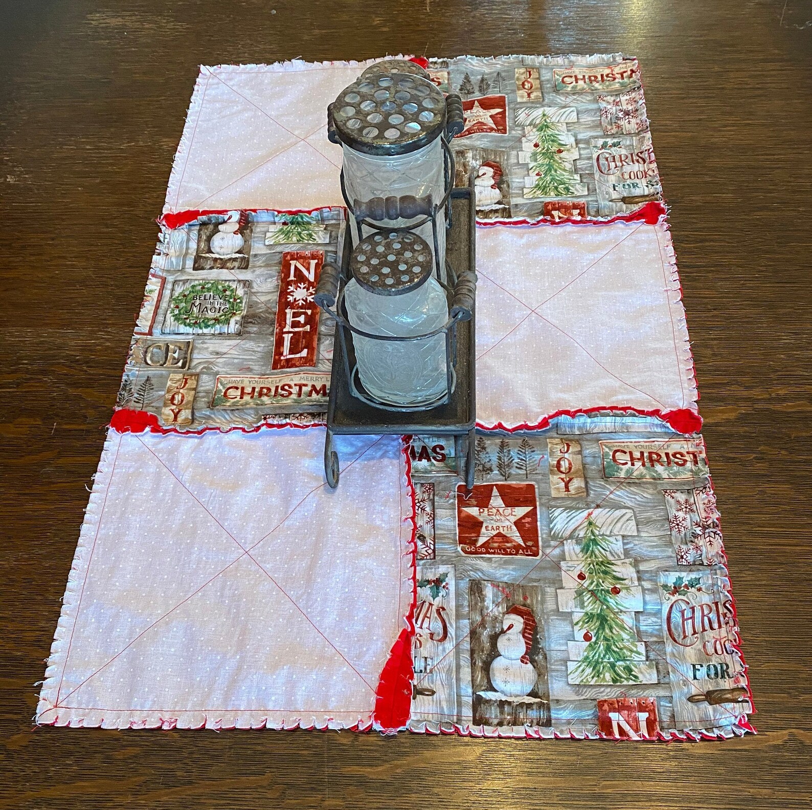 015 Farmhouse Christmas Table Runner Farmhouse Holiday Table - Etsy