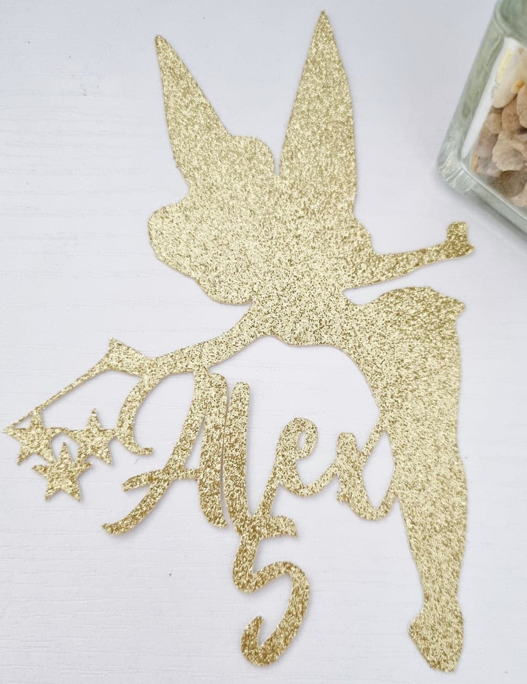 Personalised Tinkerbell Themed Cake Topper - Etsy