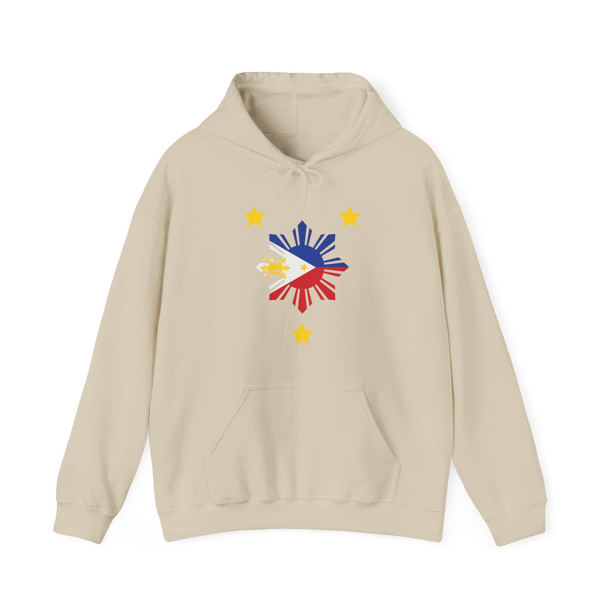 Sun and Stars Hoodie, Philippine Map Hoodie, Proud Pinay Gift, Filipina ...