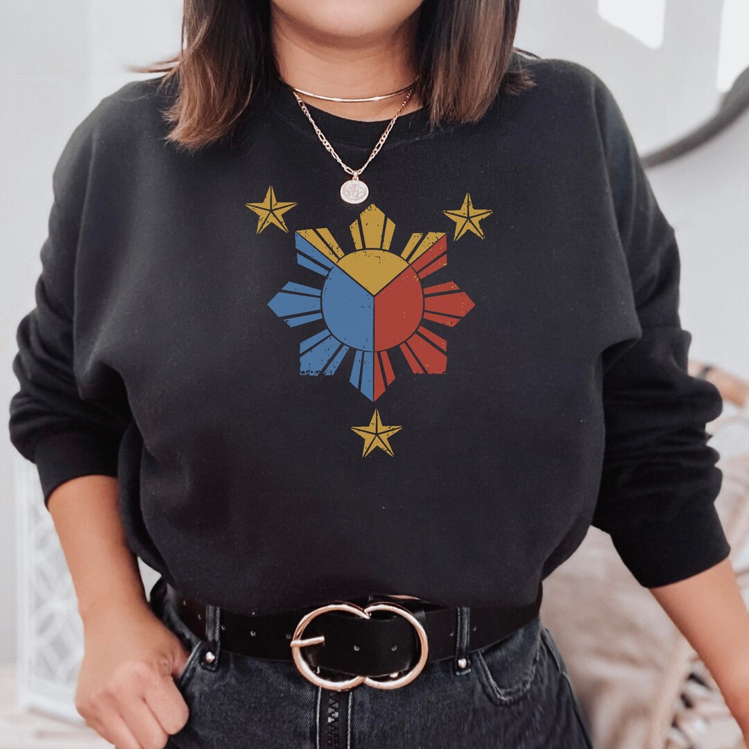 Philippine Sun and Stars Sweatshirt, Gift for Proud Filipino, Proud ...