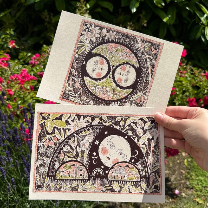 Emboss Tarot Print - Etsy UK