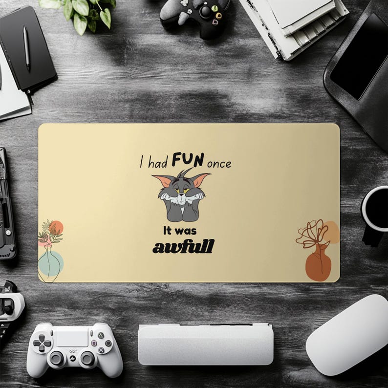 Tom and Jerry Cartoon Funny Desk Mats, Mouse Pad, Computer Accessories ...