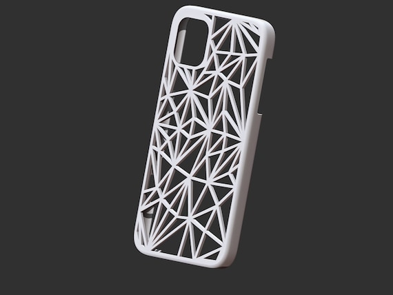 I-phone 11 3D Case Printable .STL Polygonal Web Graphic - Etsy