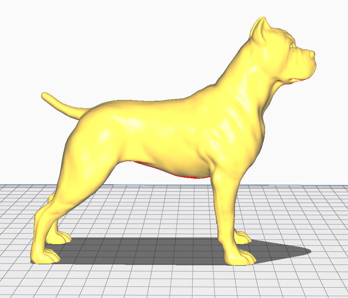 Cane Corso 3D Sculpture for 3D Printing .STL File - Etsy