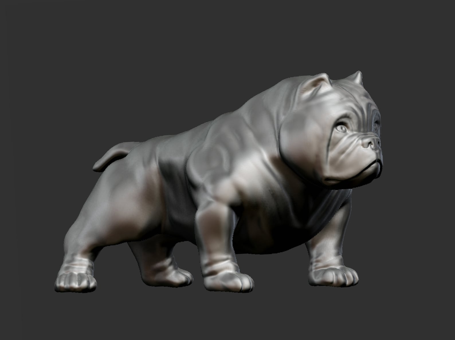American Bully 3D Sculpture for 3D Printing .STL File - Etsy