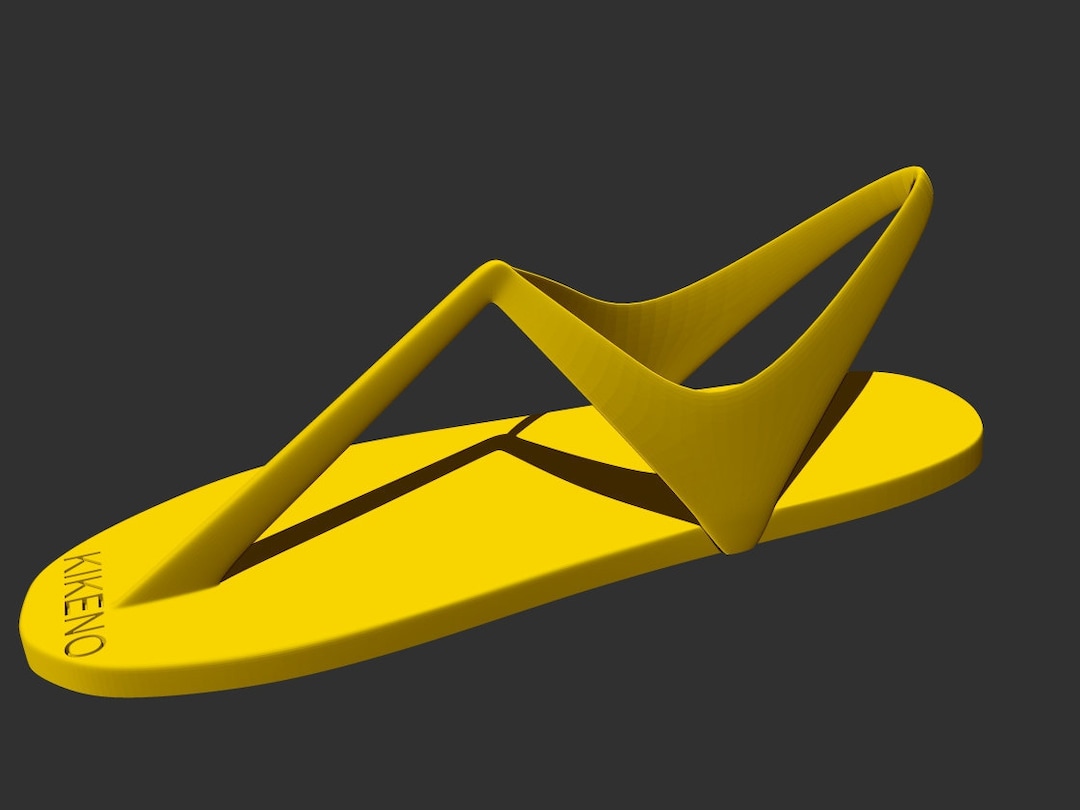 Wearables 3D Flip Flop .STL File Zero Supports - Etsy