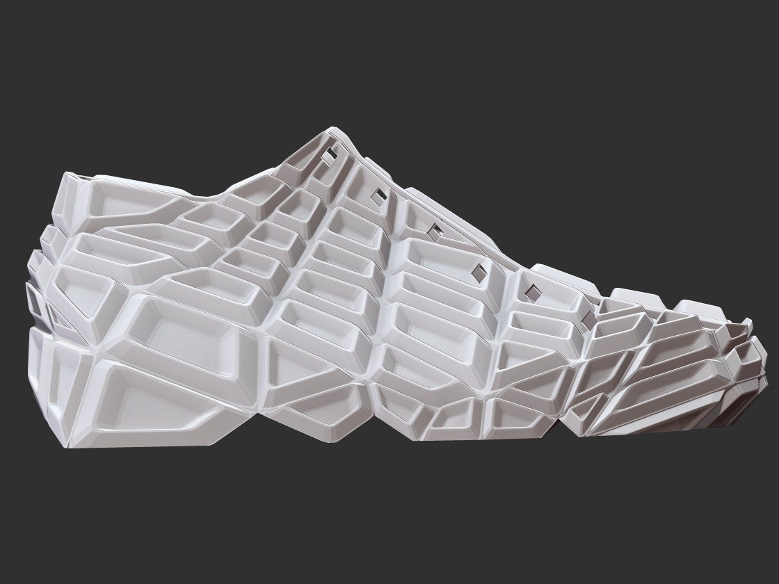 Wearables 3D Sneakers .STL File - Etsy