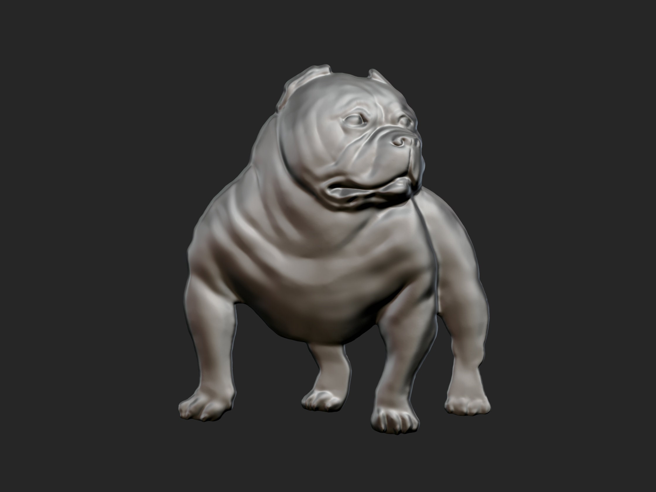 American Bully 3D Relief Sculpture 3D Model .STL - Etsy Finland