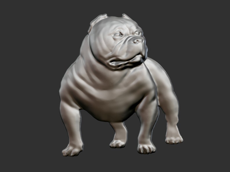 American Bully 3D Relief Sculpture 3D Model .STL - Etsy