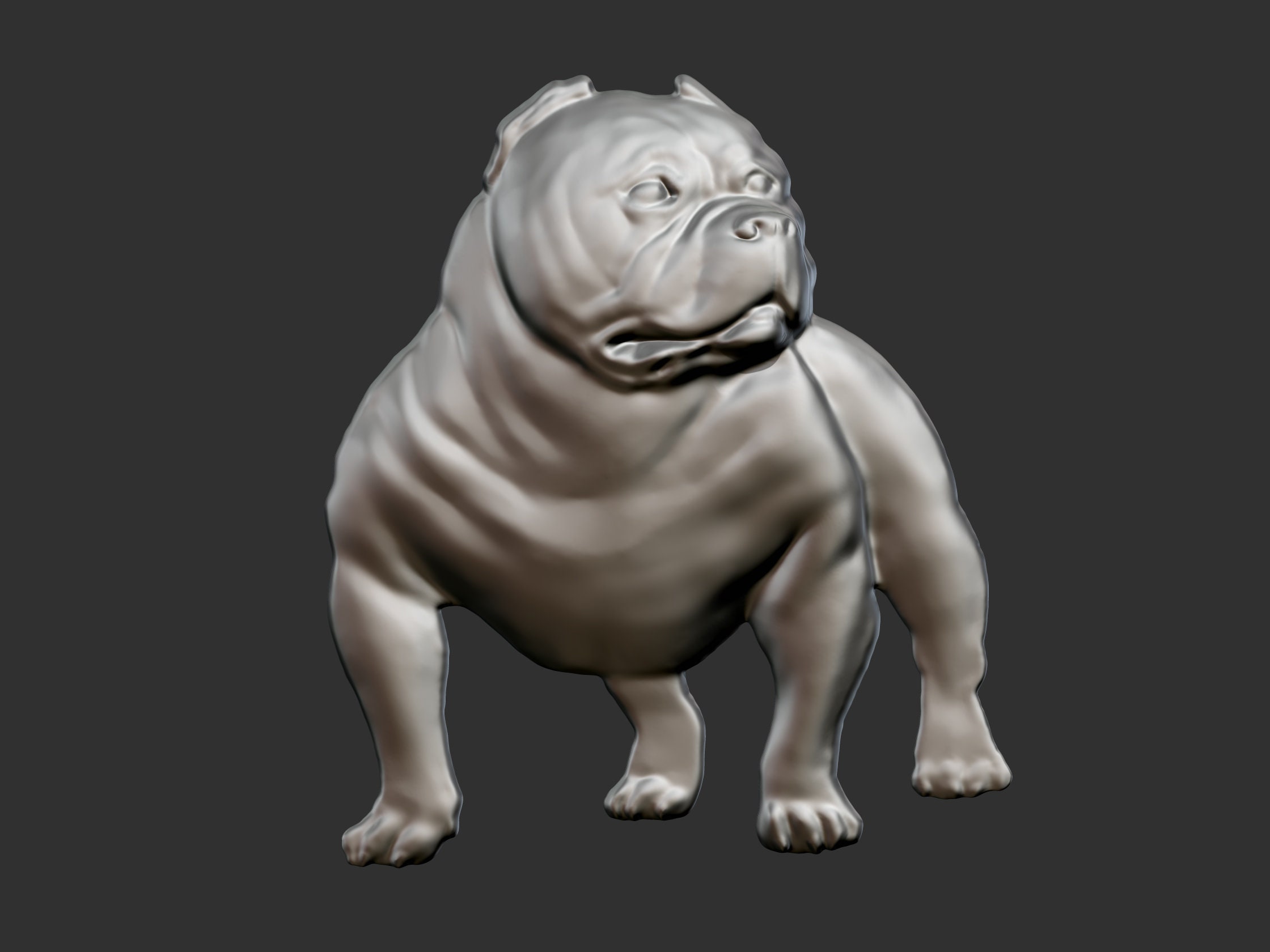 American Bully 3D Relief Sculpture 3D Model .STL - Etsy Finland