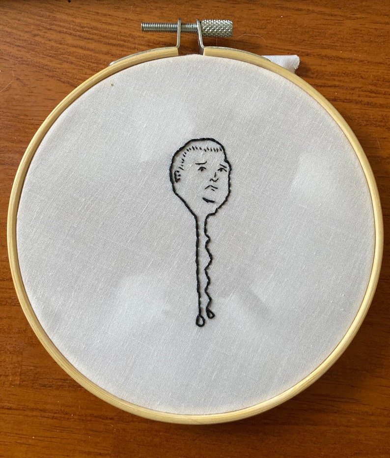 Bobby Hill bobby Pin King of the Hill Embroidery - Etsy