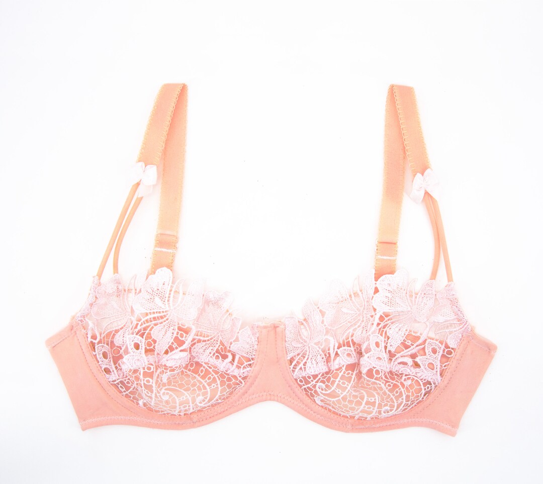 Eco Friendly Fashion Handmade Upcycled Sustainable Lingerie Bra Size ...