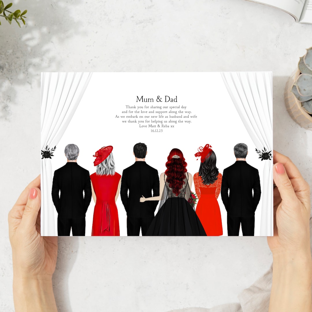 Parents of the Bride and Groom Print Parents of the Bride and - Etsy