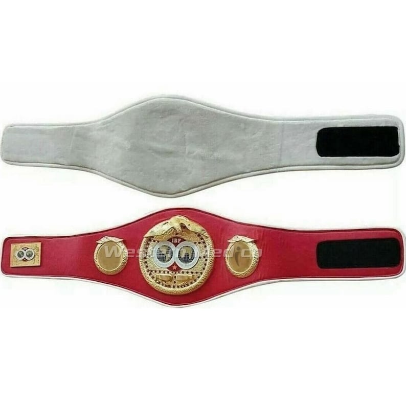 Championship Boxing Belts Replica, Adult Size, 3D Leather Straps, Zinc ...