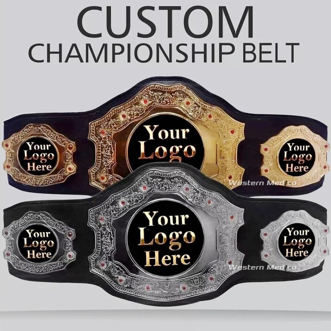 Customizable Championship Belt: Personalized Trophy Award - Etsy