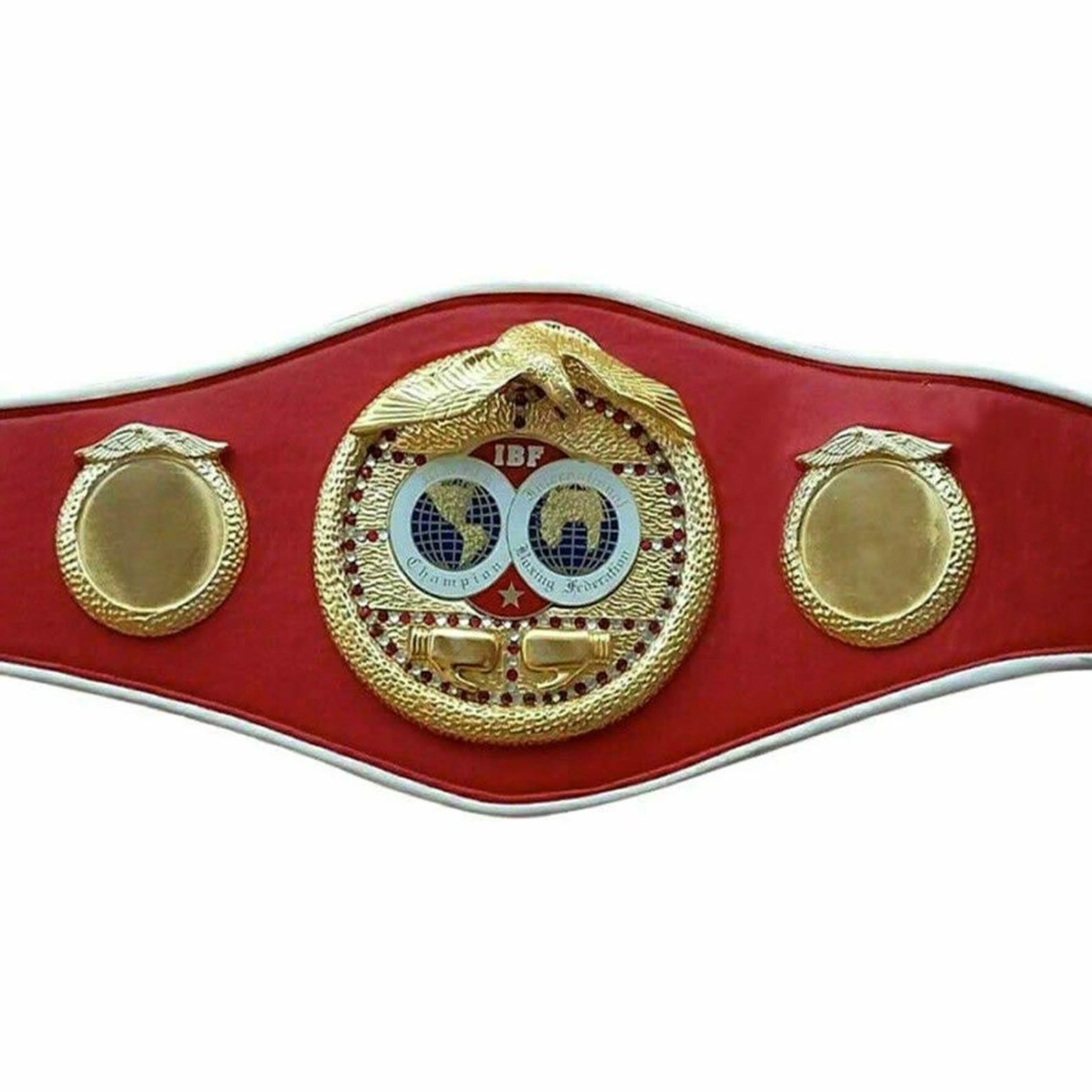 Championship Boxing Belts Replica, Adult Size, 3D Leather Straps, Zinc ...