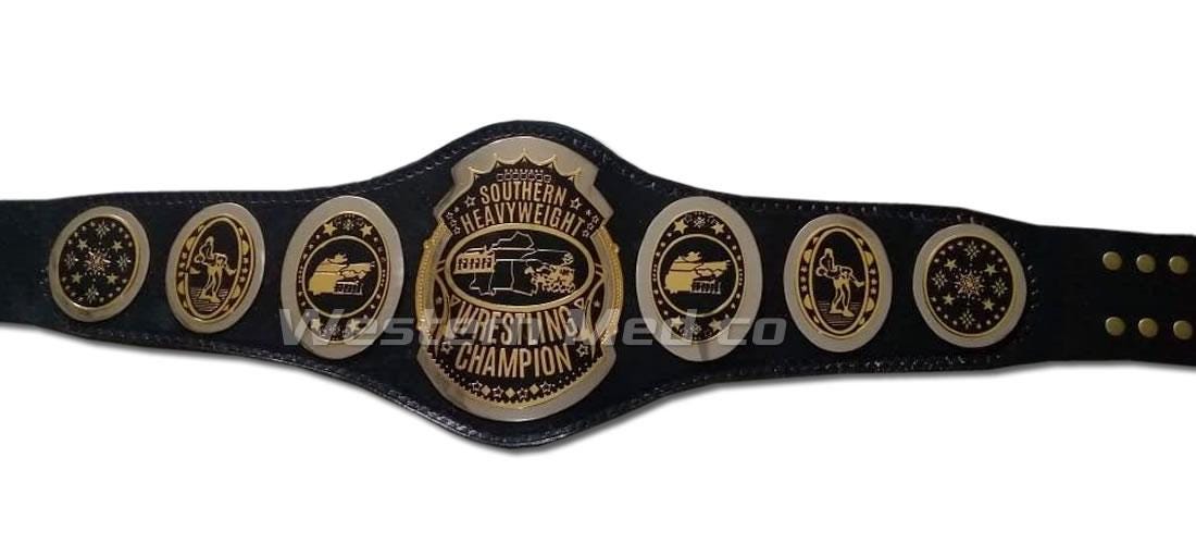 AWA Southern Heavyweight Wrestling Championship Title Belt 4mm Zinc ...
