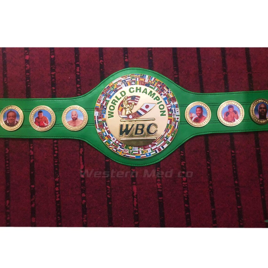 WBC World Boxing Champion Replica Title Belt: Flux Leather, 3D Design ...