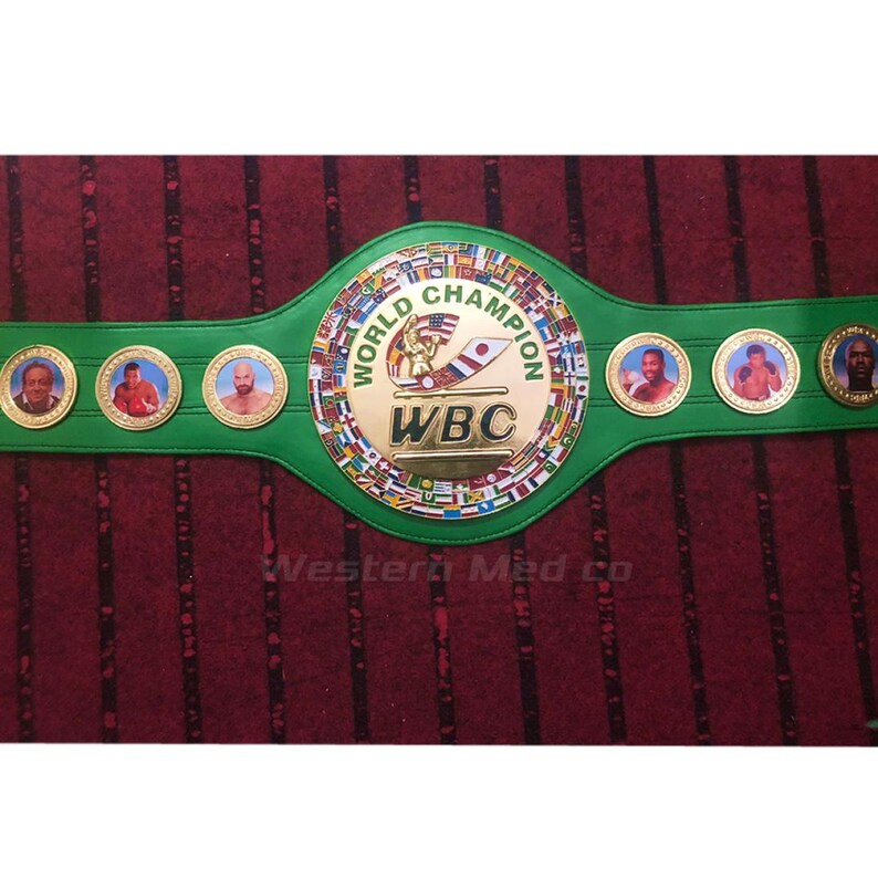 WBC World Boxing Champion Replica Title Belt: Flux Leather, 3D Design ...