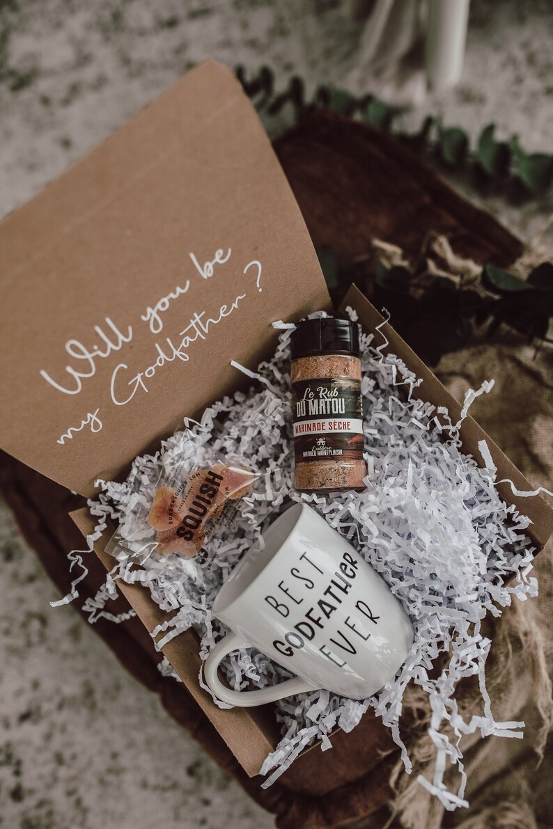 Gift Box for Godfather Will You Be My Godfather Gift Box - Etsy