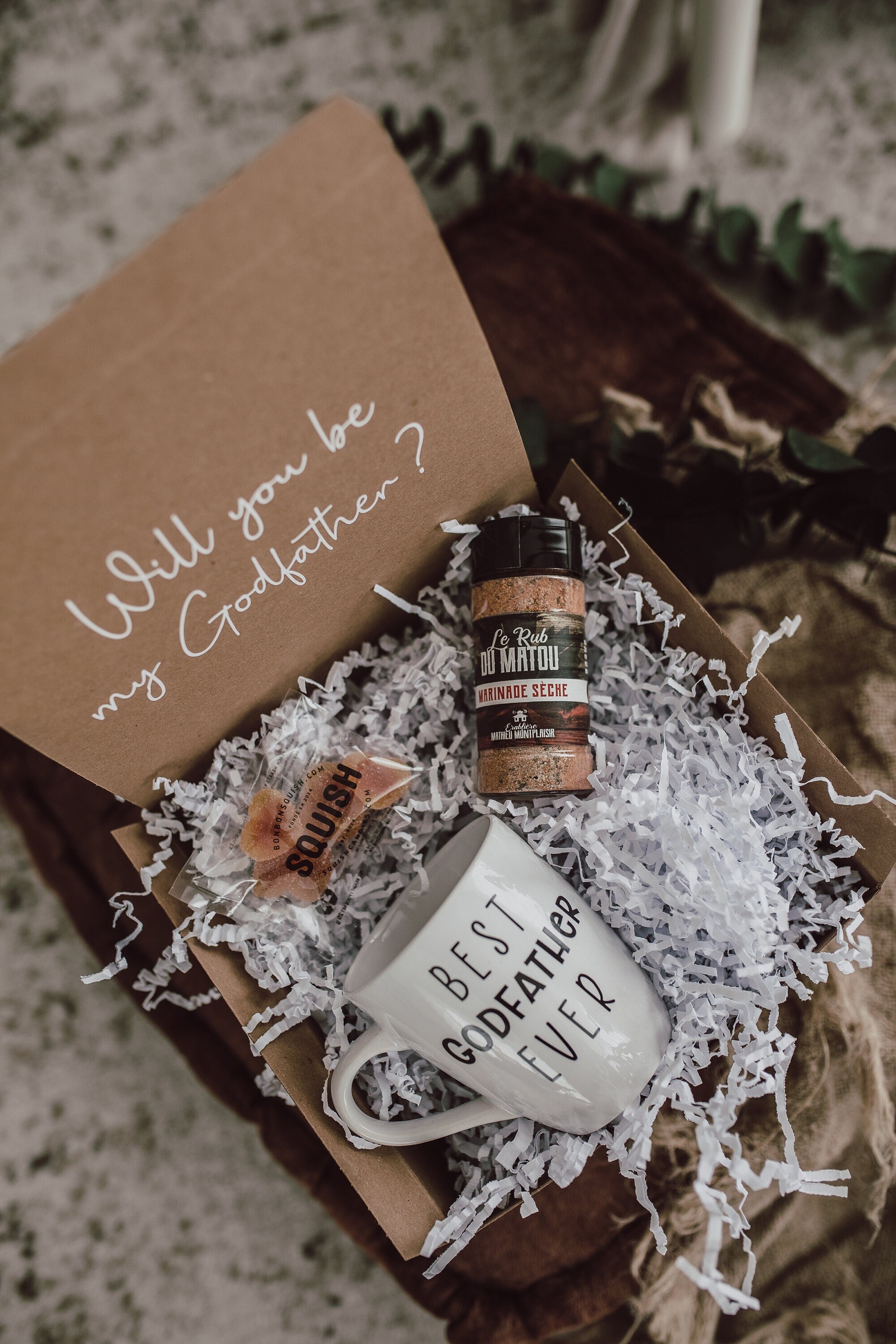 Gift Box for Godfather Will You Be My Godfather Gift Box - Etsy