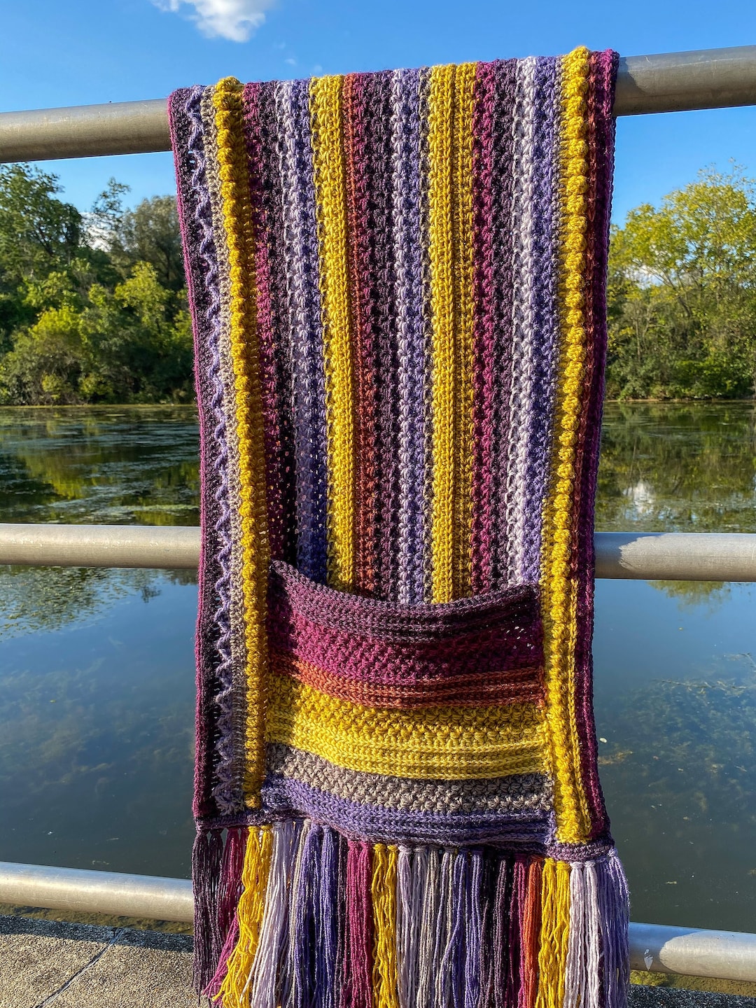 Stargazer Crochet Pattern, Pocket Shawl, Easy Crochet, Crochet Pocket ...