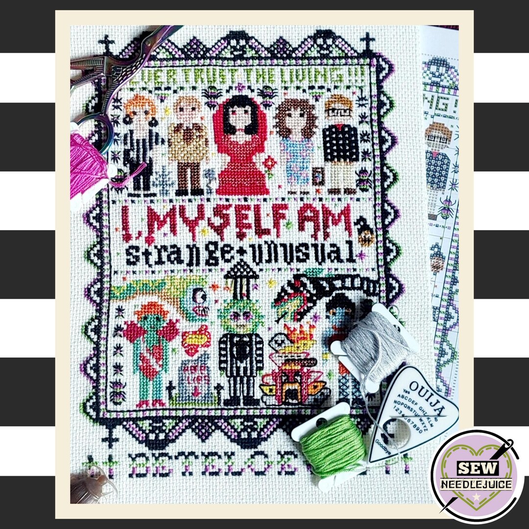 Strange and Unusual, Ghost Pattern, PDF Digital Download - Etsy