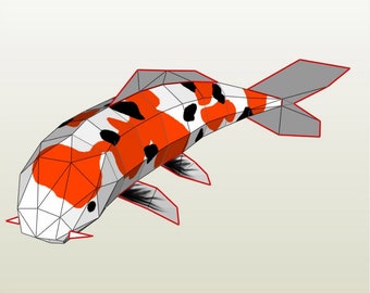 Papercraft Fish | Etsy