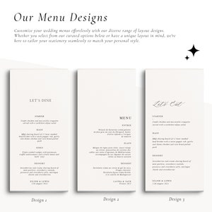 Minimal Elegant Wedding Menu Card, Transparent Vellum Wedding Dinner ...