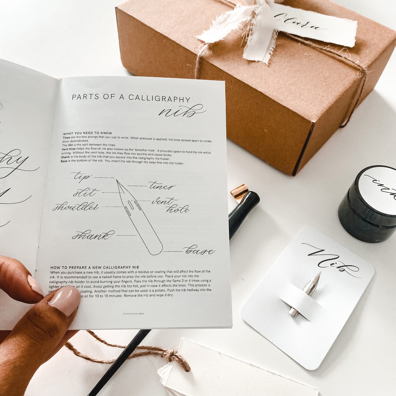 Mini Calligraphy Starter Kit, Learn Modern Calligraphy, Calligraphy ...