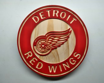 Detroit Red Wings - Etsy