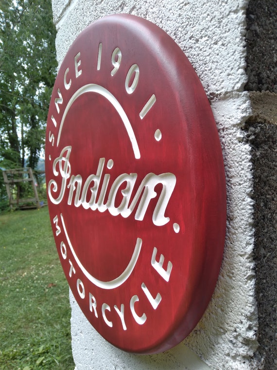 Indian Motorcycle Logo Round