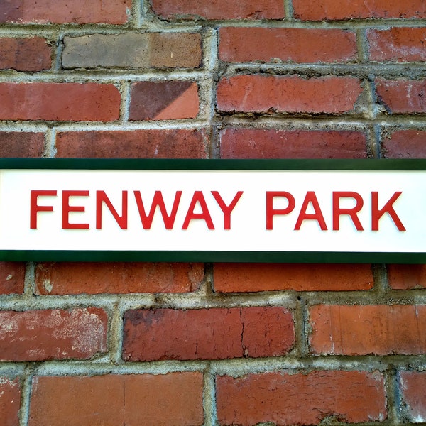Fenway Park Sign - Etsy