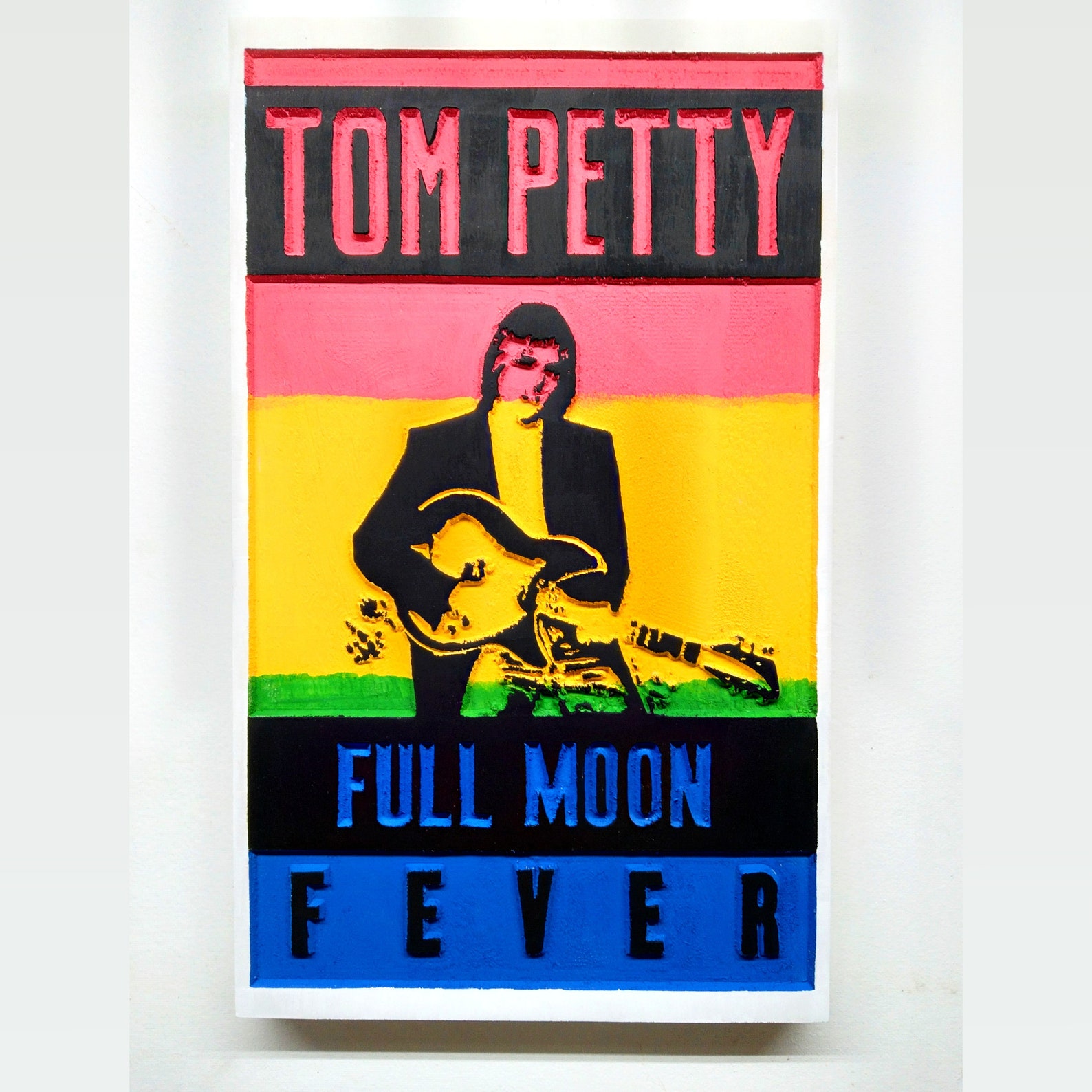Tom Petty Full Moon Fever album cover art engraved | Etsy