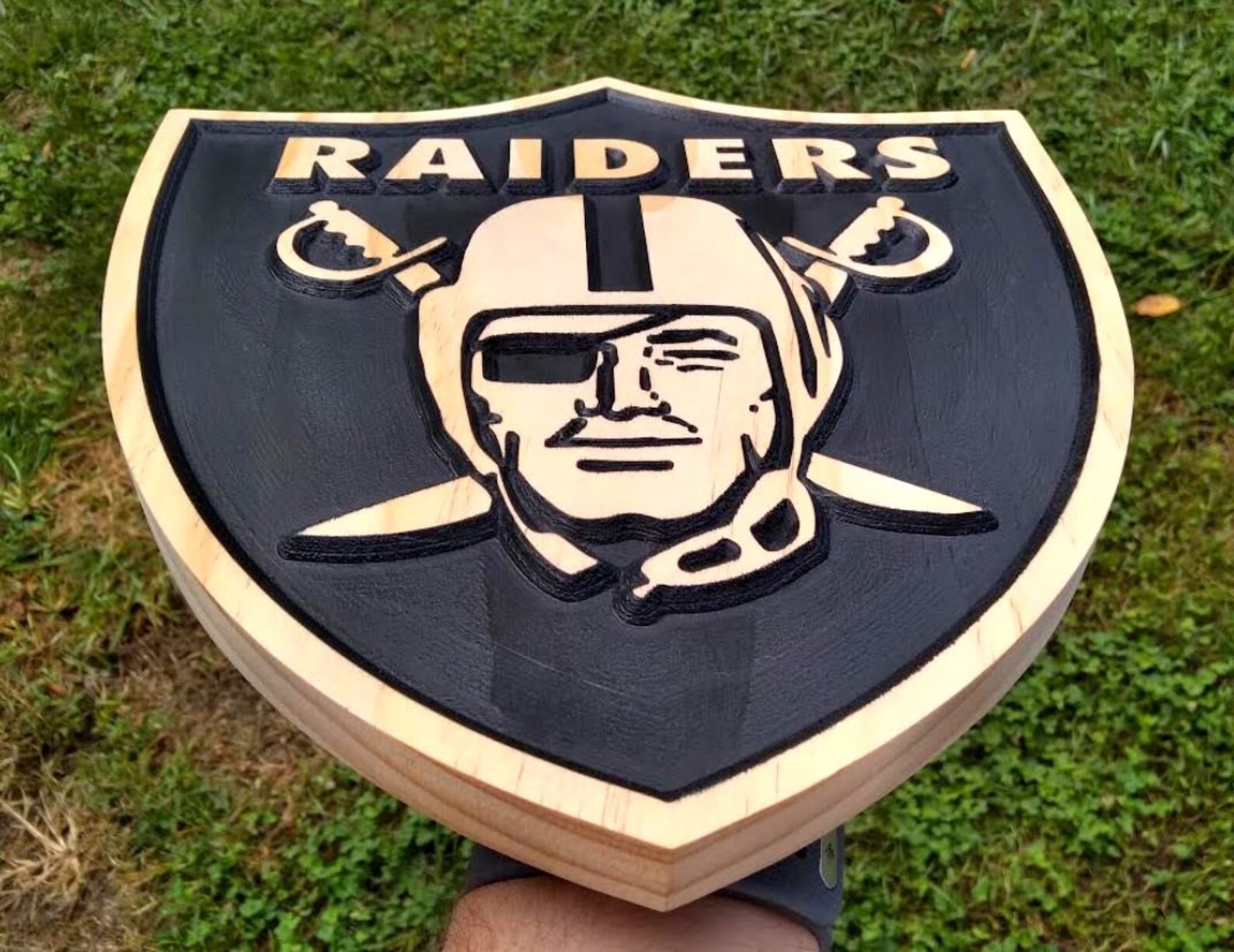 Las Vegas Raiders / Oakland Raiders 3D Logo Hybrid - Etsy