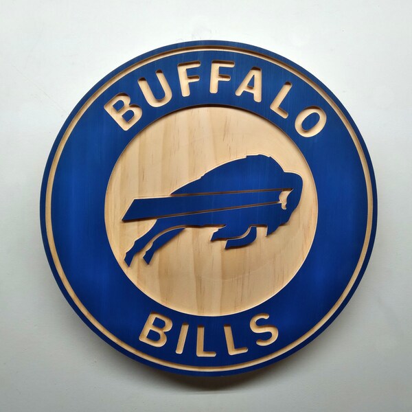 Buffalo Bills Round Sign - Etsy