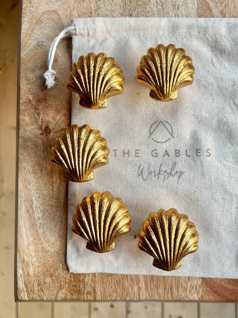 Antique Style Seaside Shell Drawer Cupboard Cabinet Knob in - Etsy UK