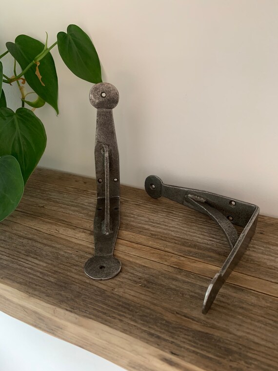 Pair of Traditional Antique Vintage Rustic Gallow Cast Iron | Etsy UK