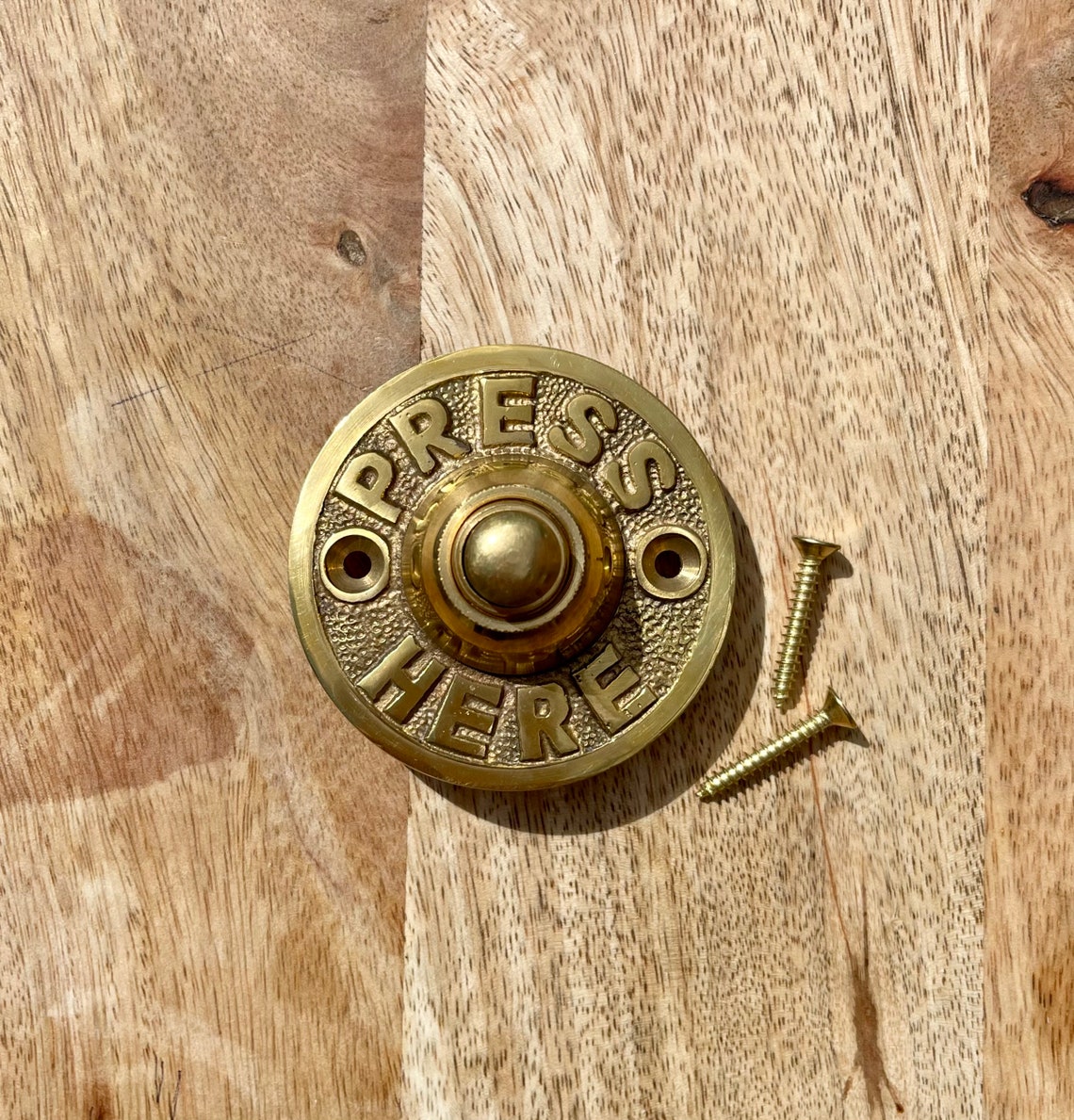Traditional Doorbell / Push Bell Button in an Authentic Vintage Style ...