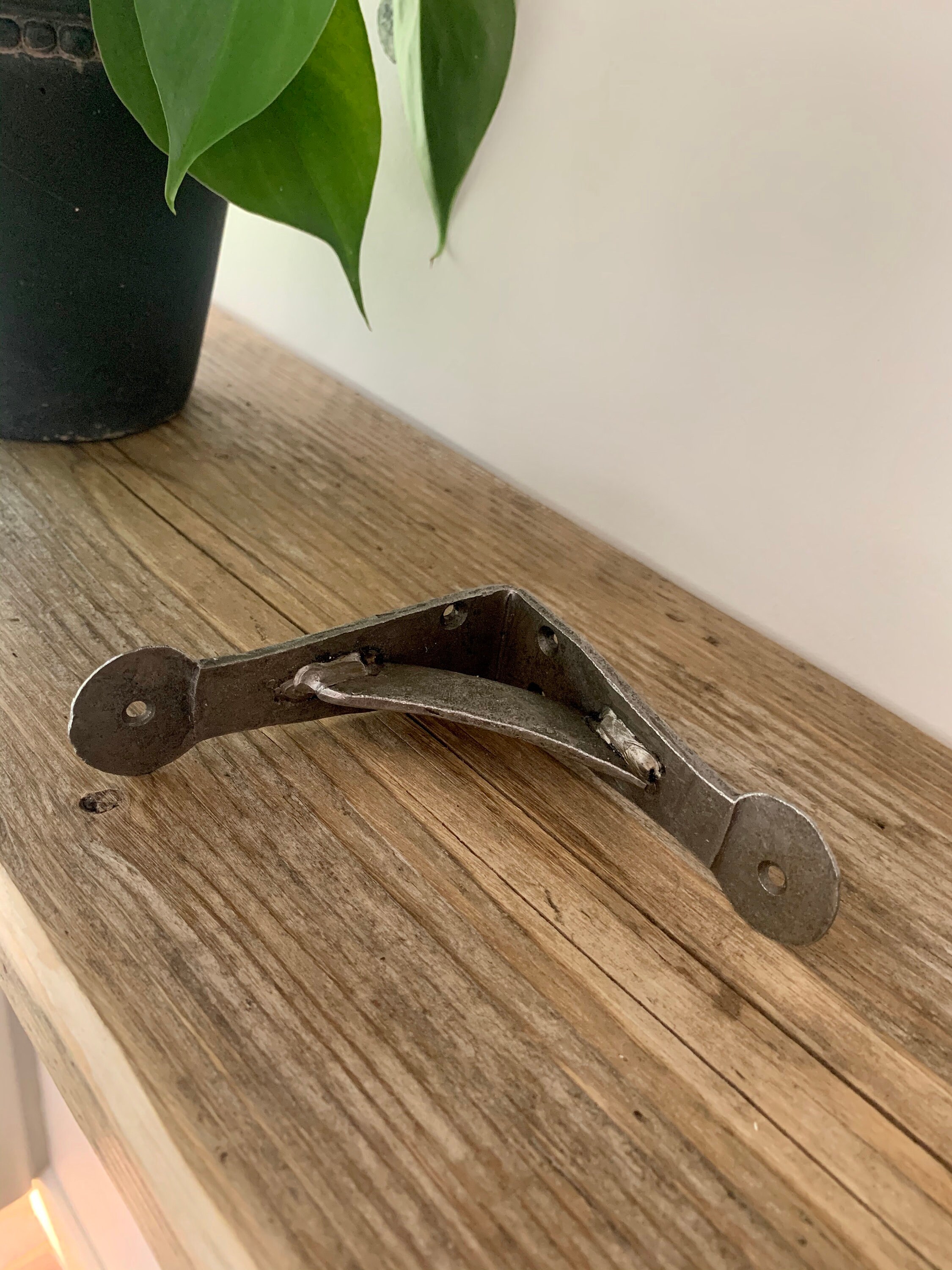 Pair of Traditional Antique Vintage Rustic Gallow Cast Iron | Etsy UK