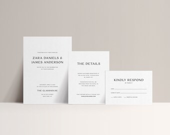 Zara Invitation - Etsy